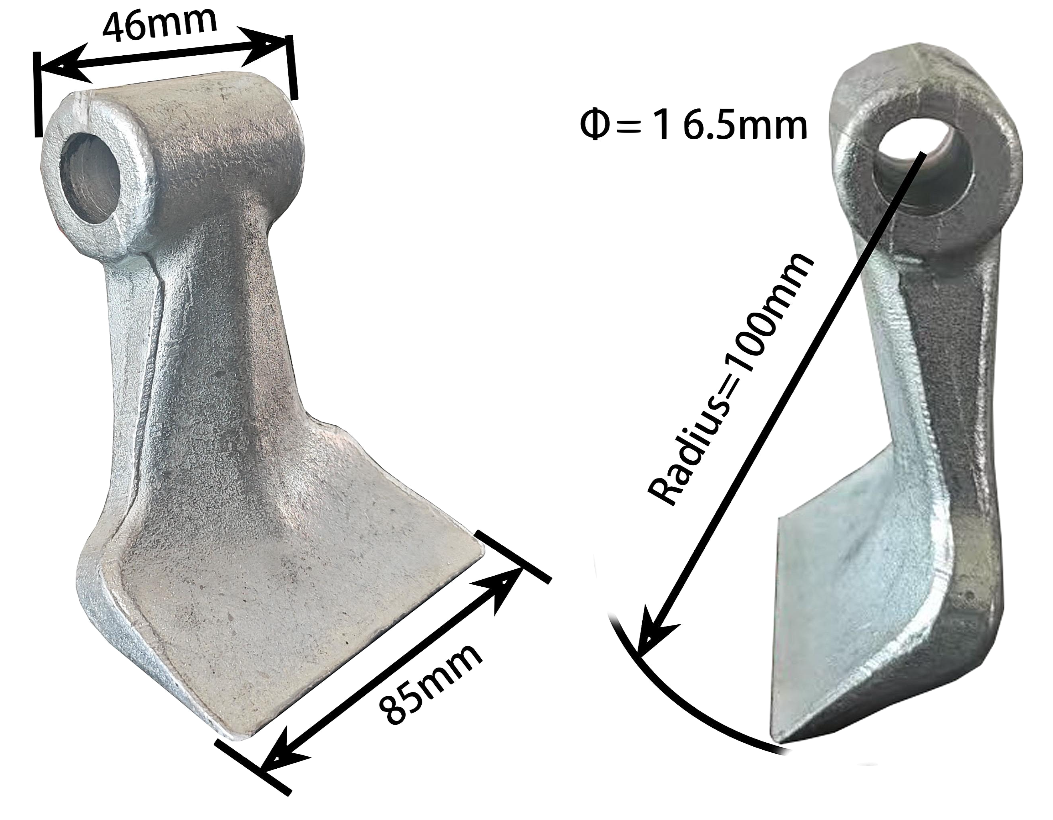 Flail Mower Blade Hammer (Set of 5) For EFGC / EFGCH Flail Mower (E)