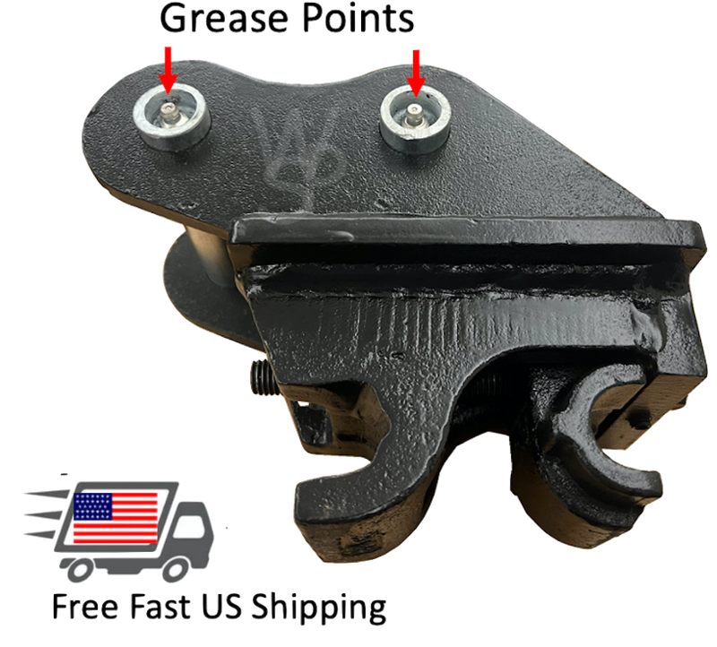 Mini Digger / Excavator Quick hitch MKII Grease Nipple Pins